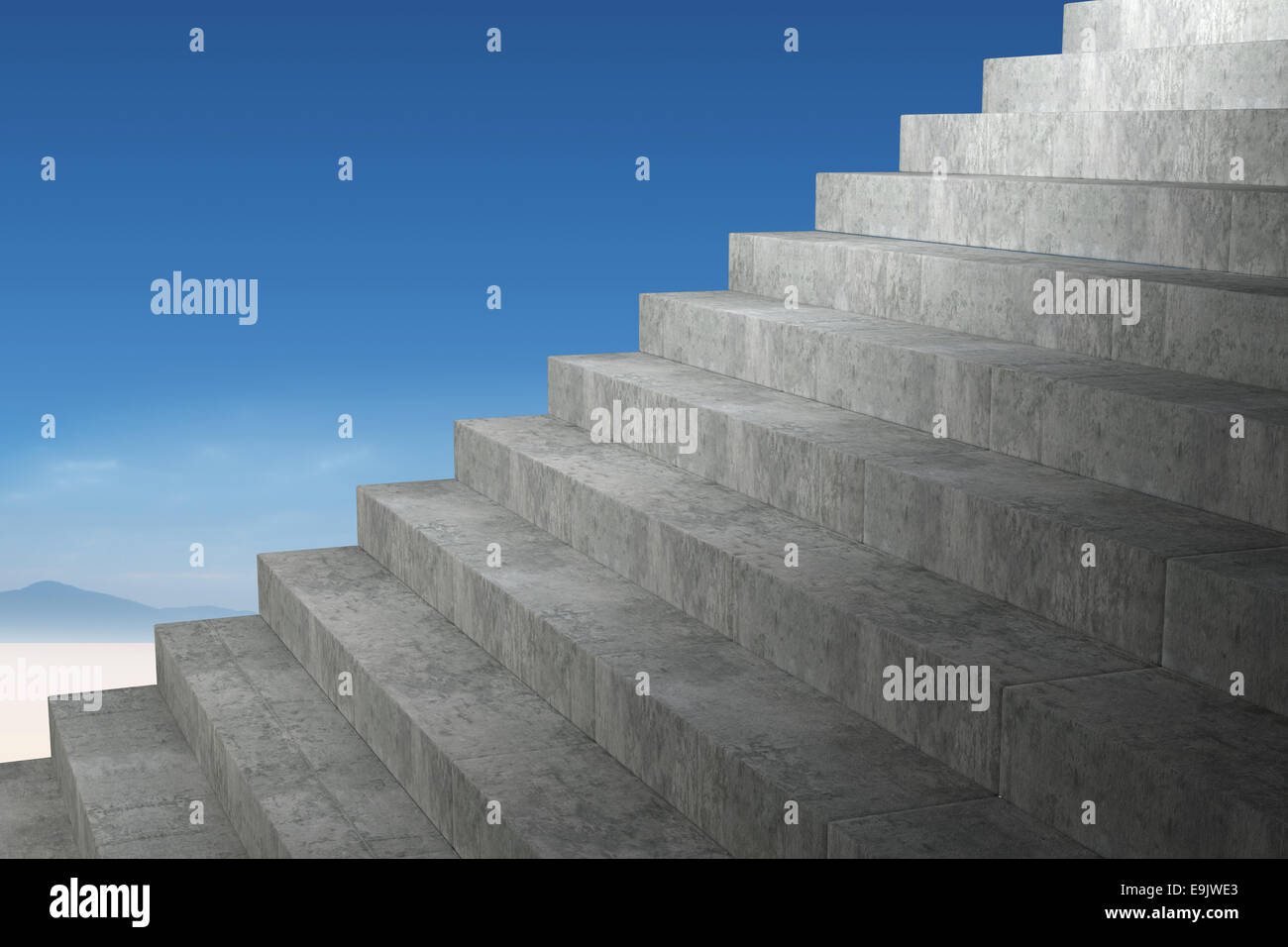 Composite image of grey steps Stock Photo - Alamy