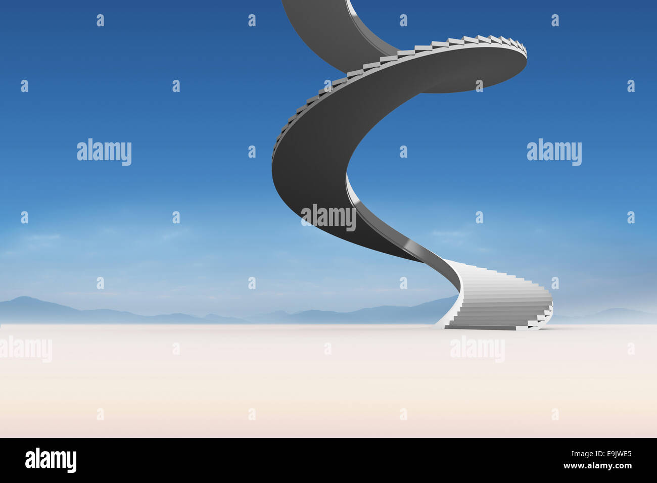 Composite image of winding stairs Stock Photo - Alamy