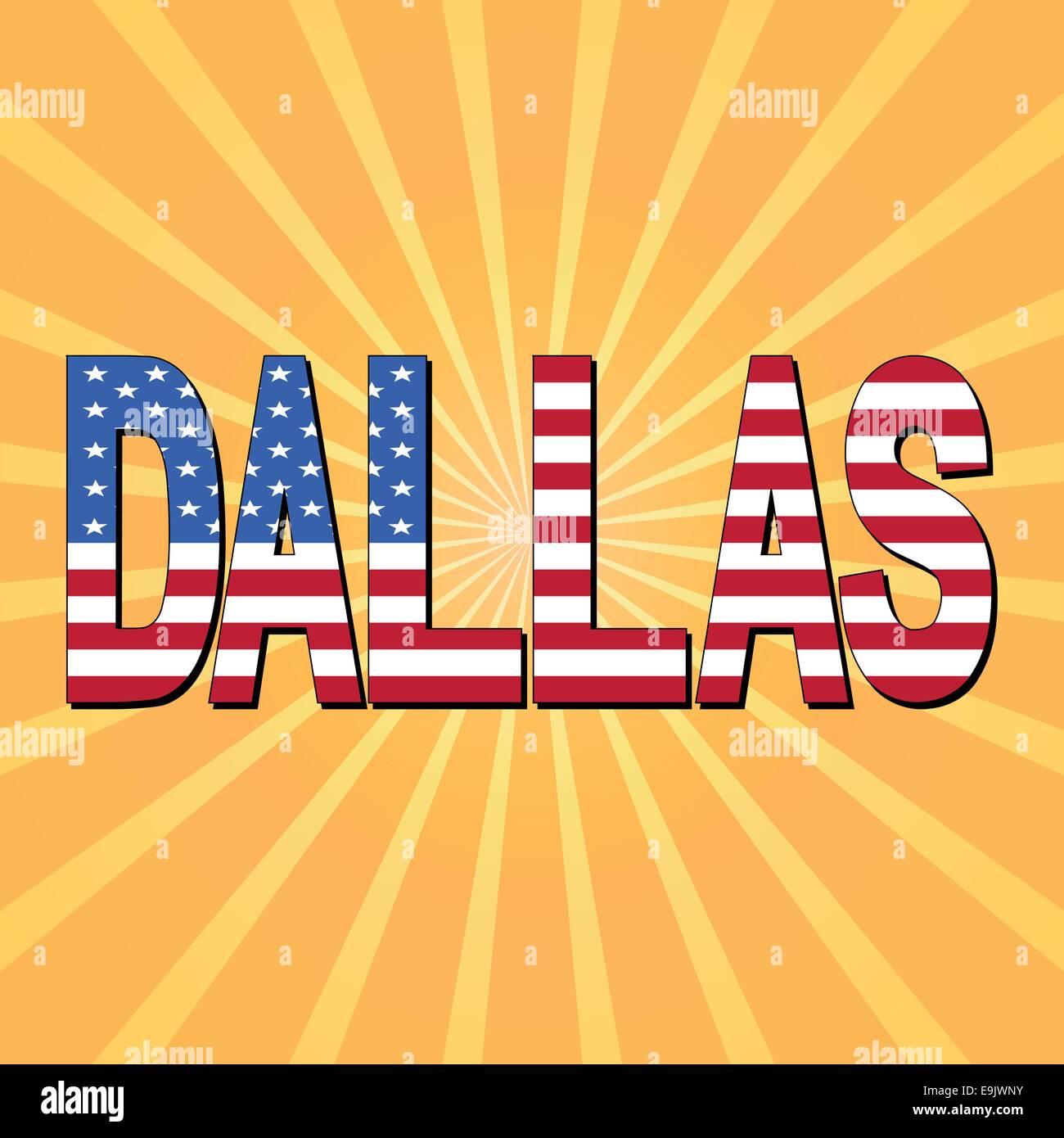 Dallas text Stock Vector Images - Alamy