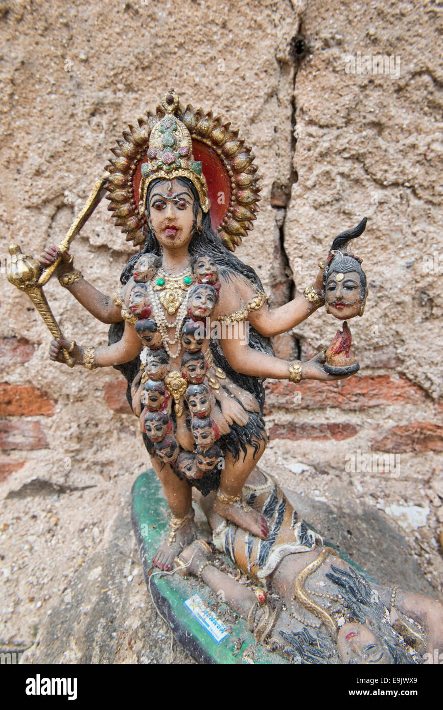 evil statue at Wat Kampaeng; Temple in Bangkok, Thailand Stock Photo ...