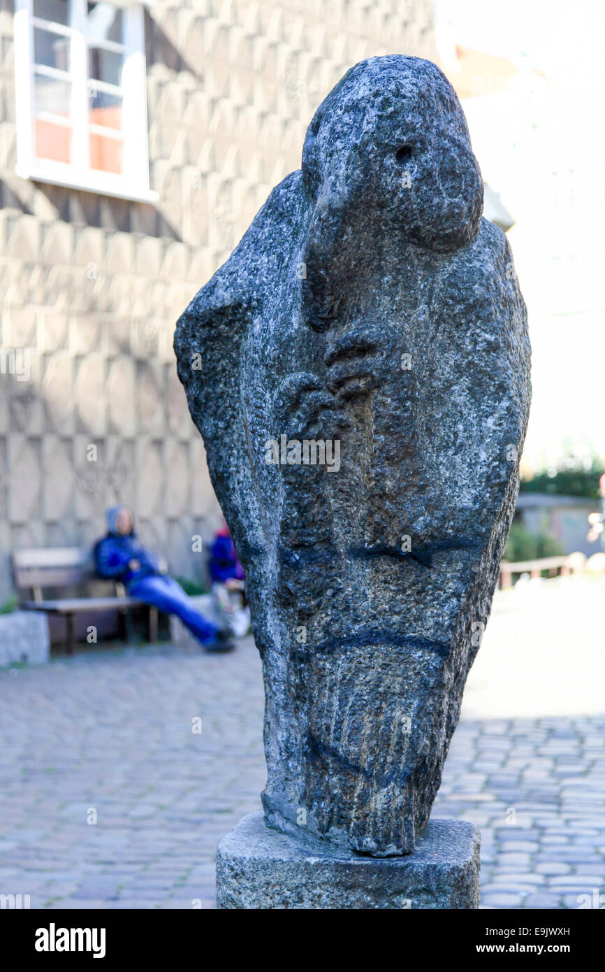 Ancient Anthropomorphic border marking known as the Prussian Hag ...