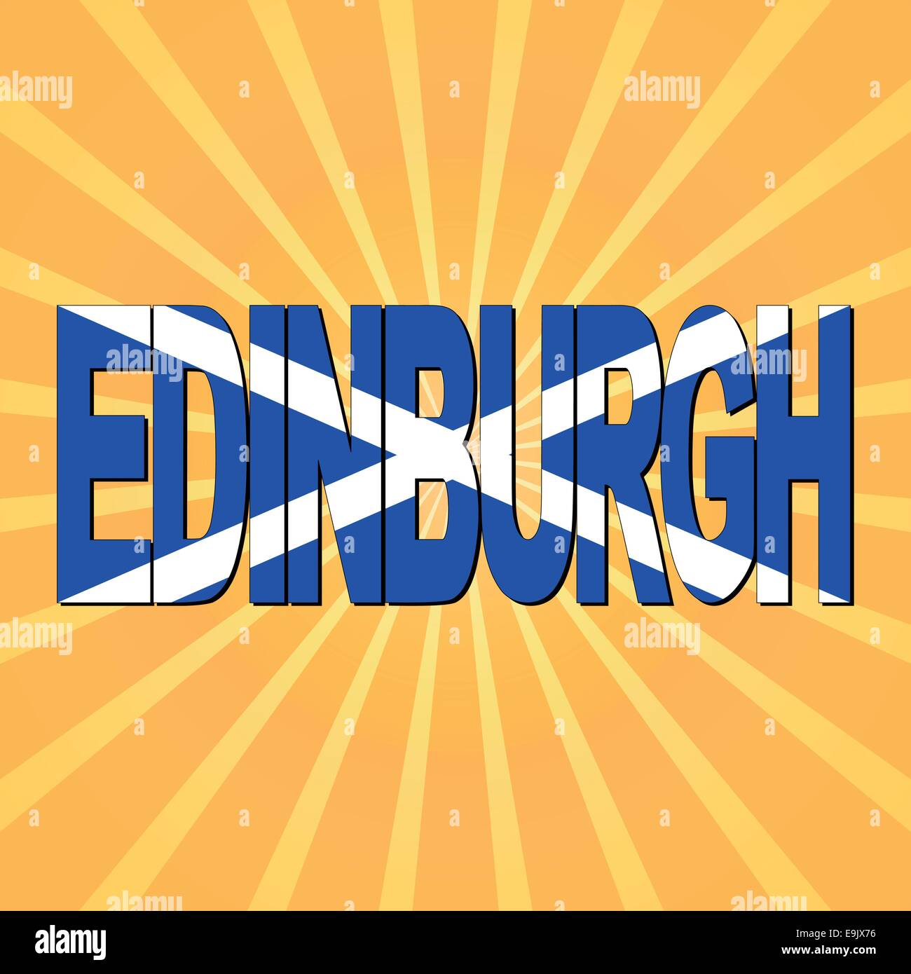 Sunshine scotland flag Stock Vector Images - Alamy