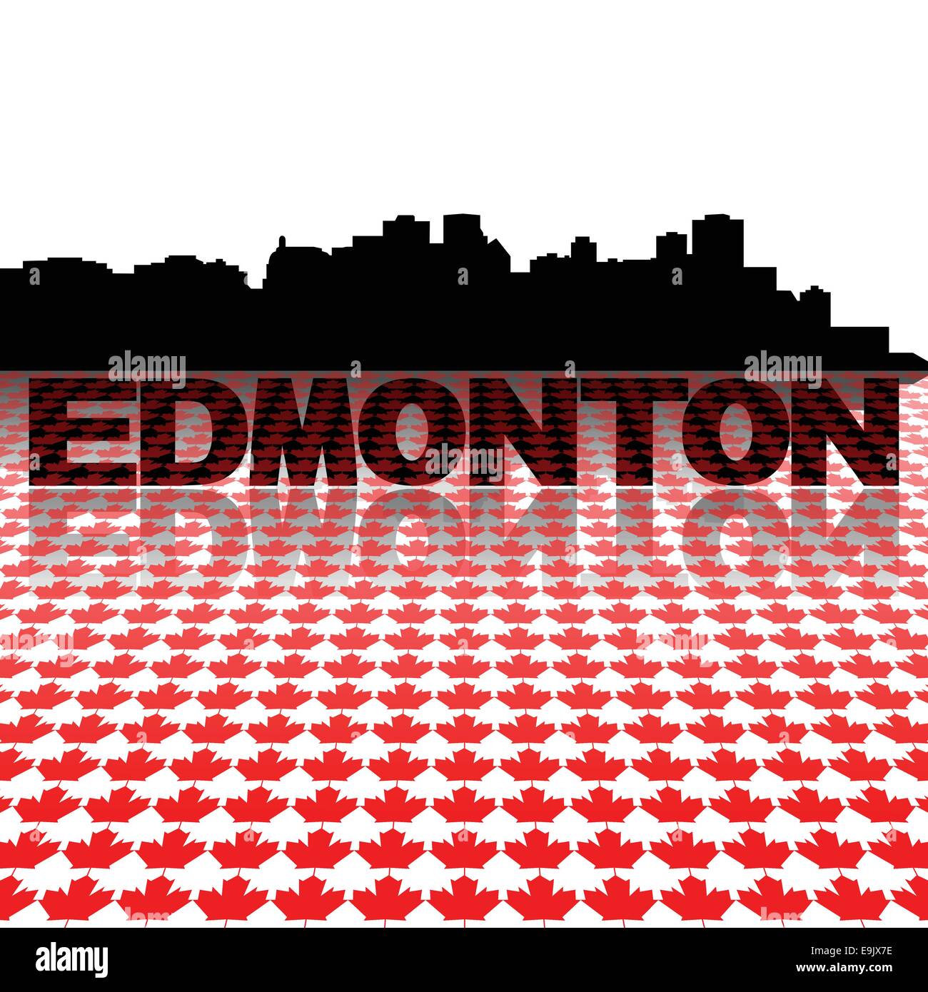 Reflected skyscraper Stock Vector Images - Alamy