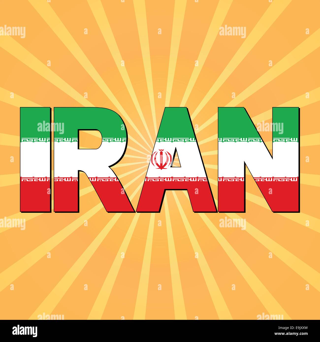 Iran flag Stock Vector Images - Alamy