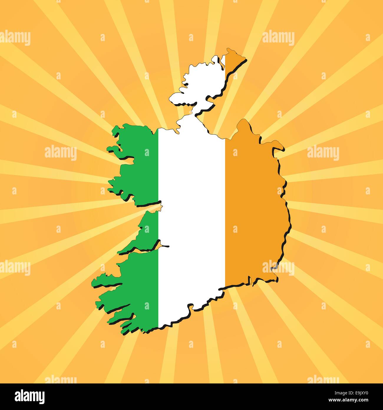 Ireland map Stock Vector Images - Alamy