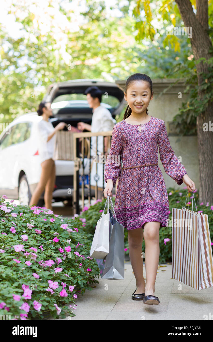 Mother and daughter back view shopping hi-res stock photography and ...