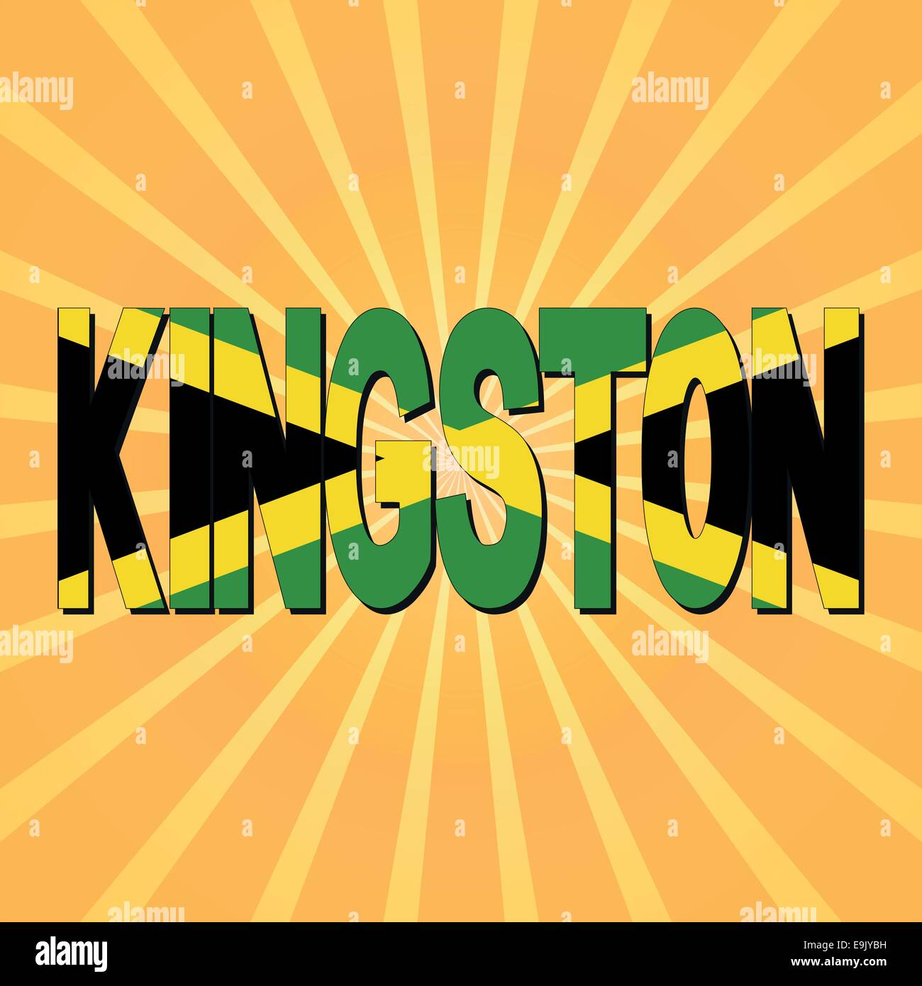 Kingston jamaica city Stock Vector Images - Alamy
