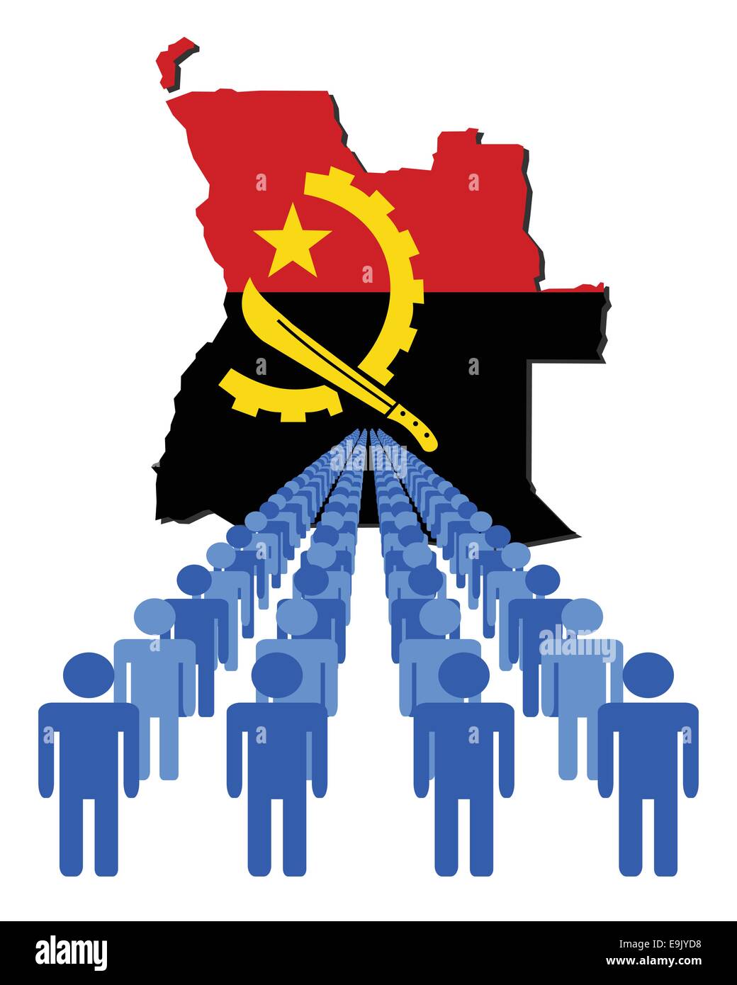 People angola Stock Vector Images - Alamy