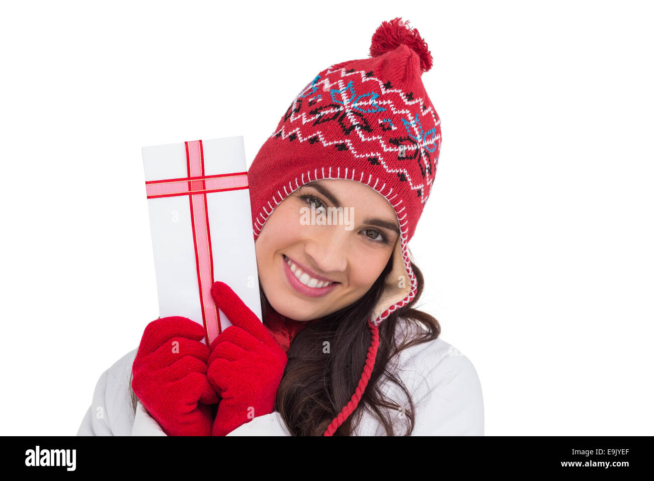Pointing at gift hi-res stock photography and images - Alamy