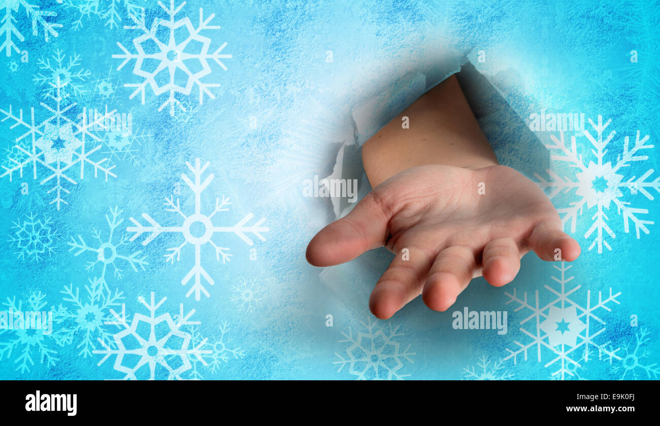 Bursting through paper hi-res stock photography and images - Alamy