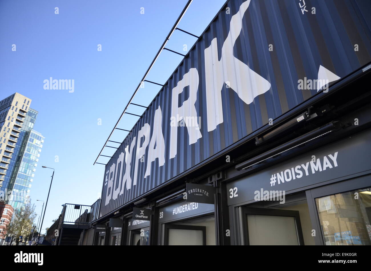 Boxpark shoreditch hi-res stock photography and images - Alamy