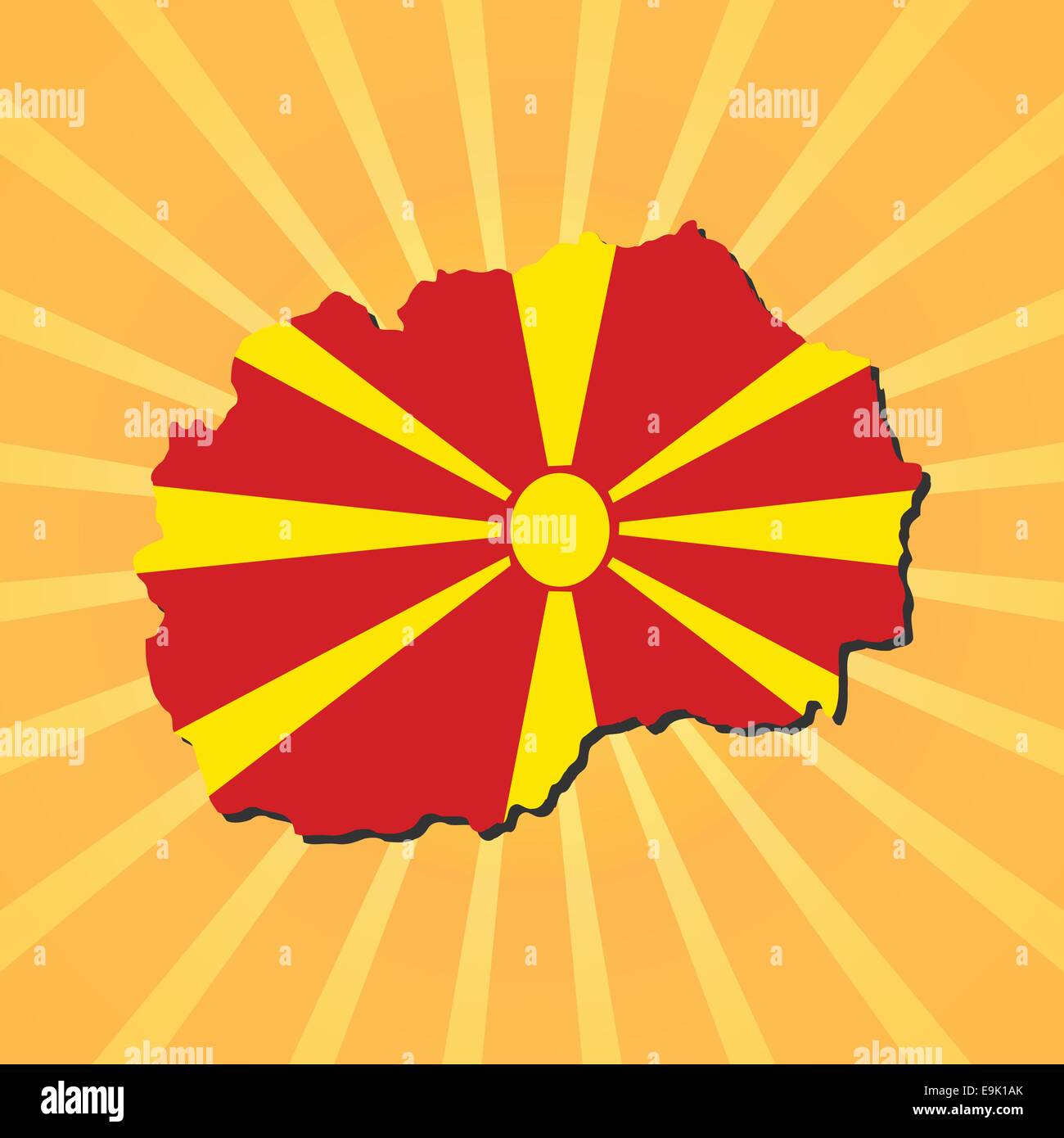 Macedonia map Stock Vector Images - Alamy