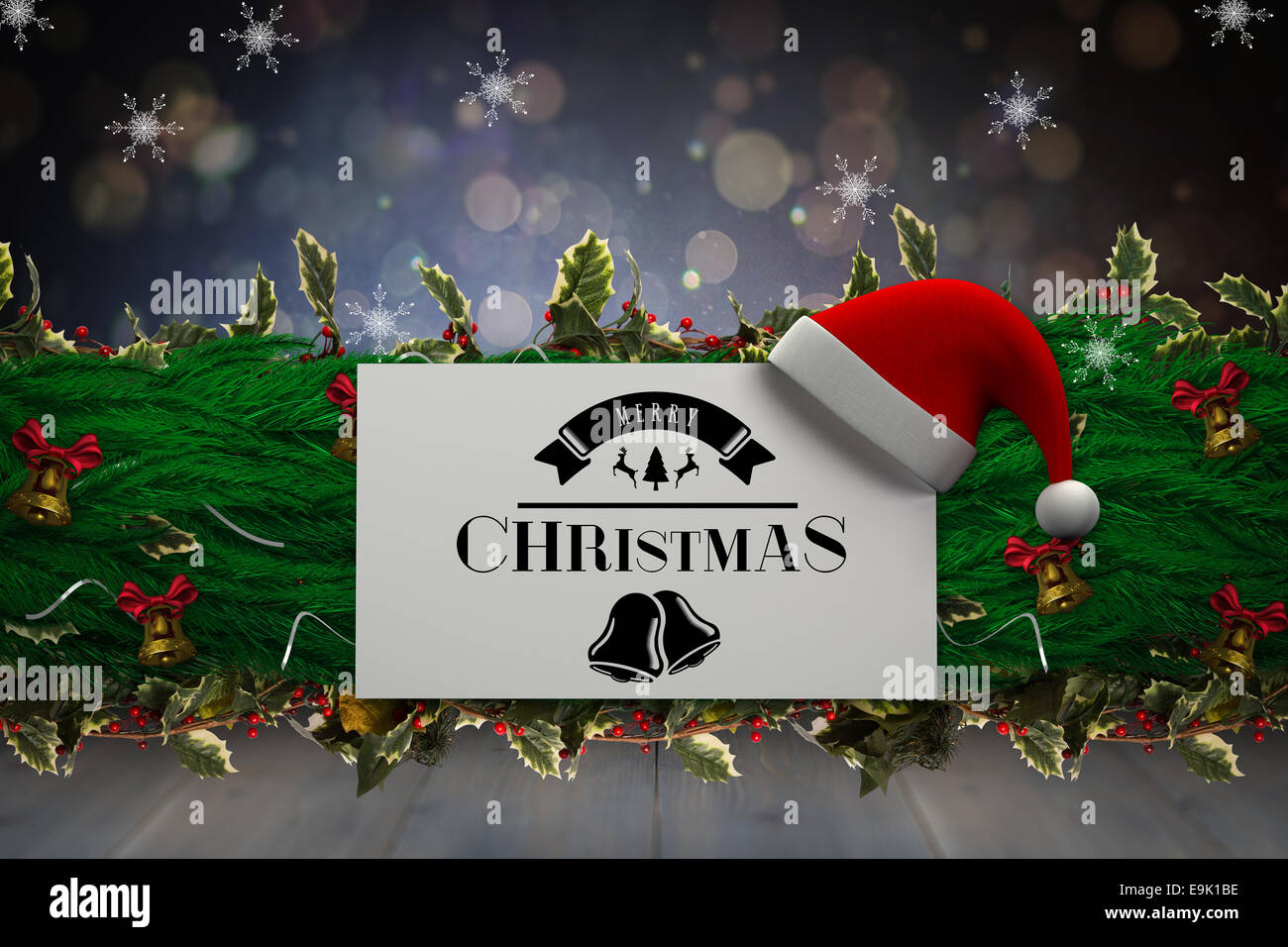 Santa claus with bells hi-res stock photography and images - Alamy