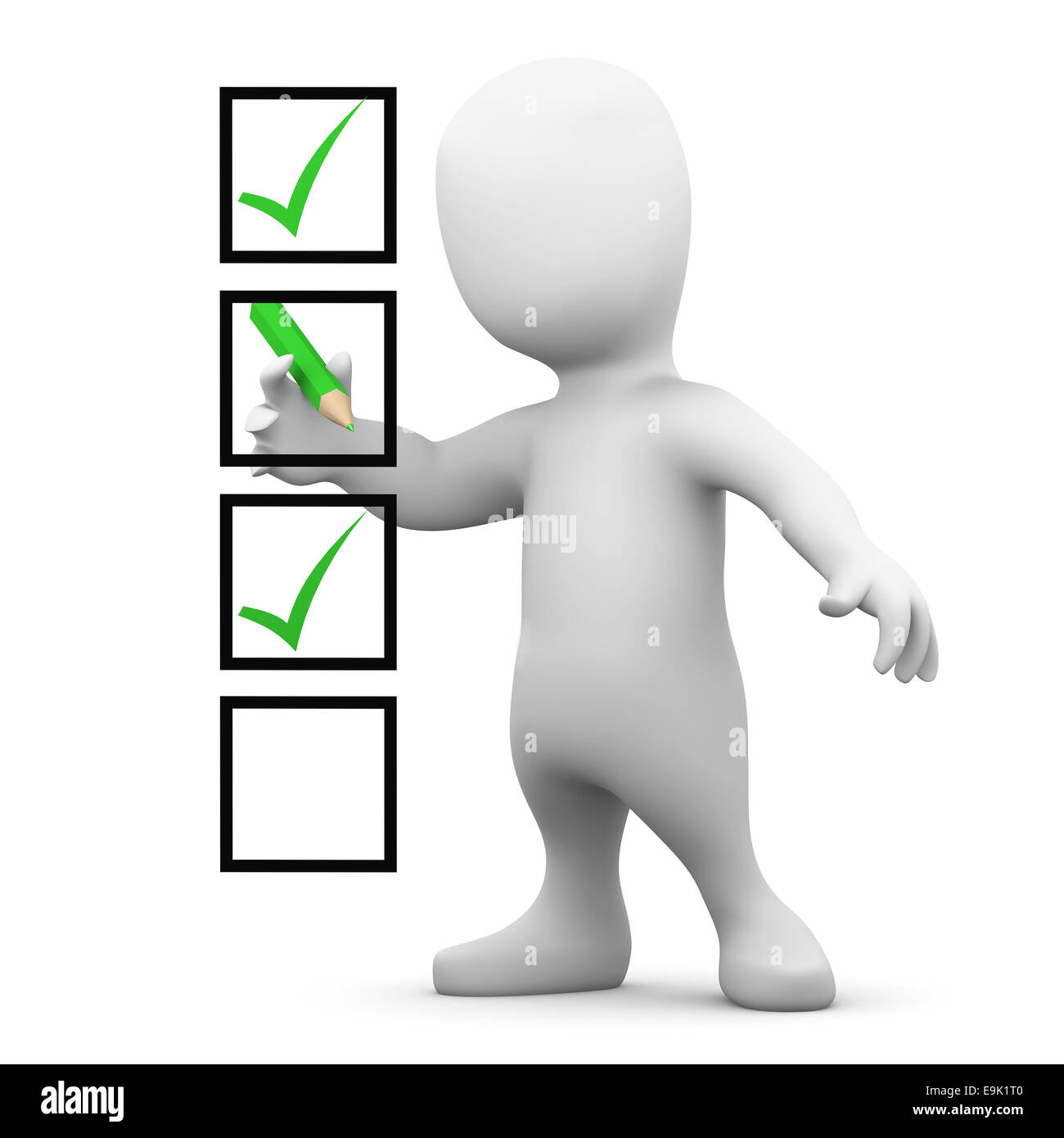 Ticking boxes hi-res stock photography and images - Alamy