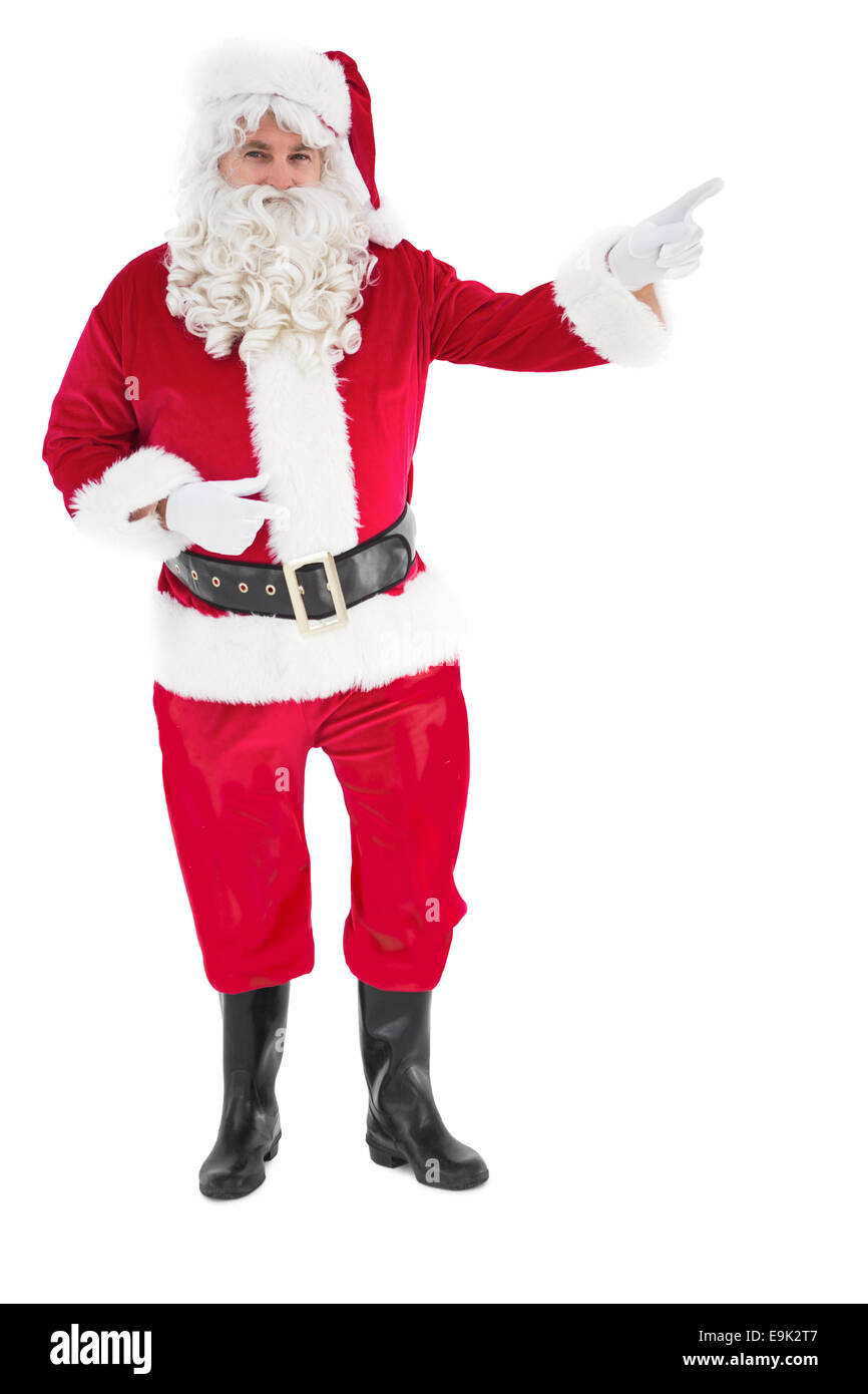 Santa claus gesture pointing finger hi-res stock photography and images ...