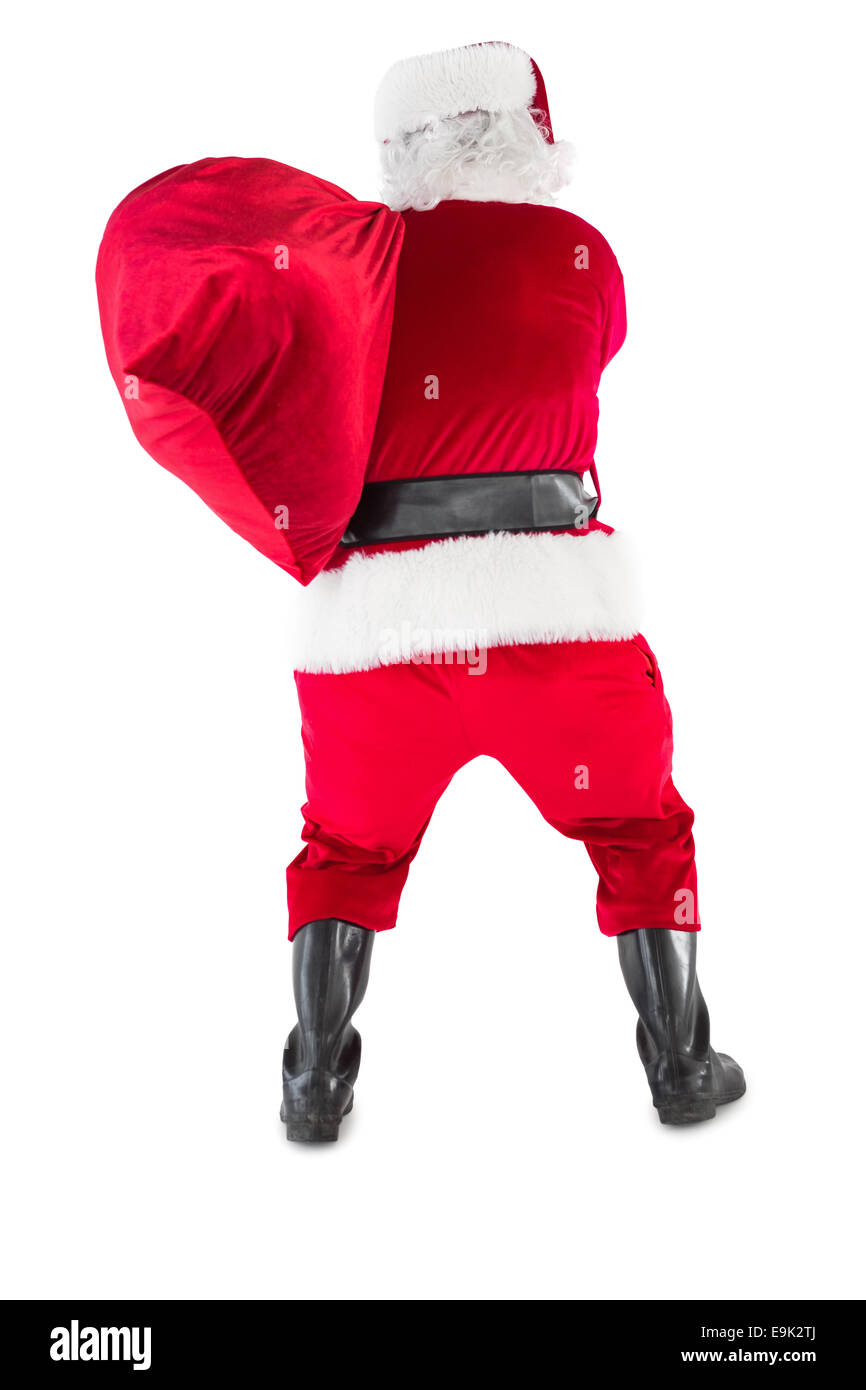 Santa with a sack hi-res stock photography and images - Alamy