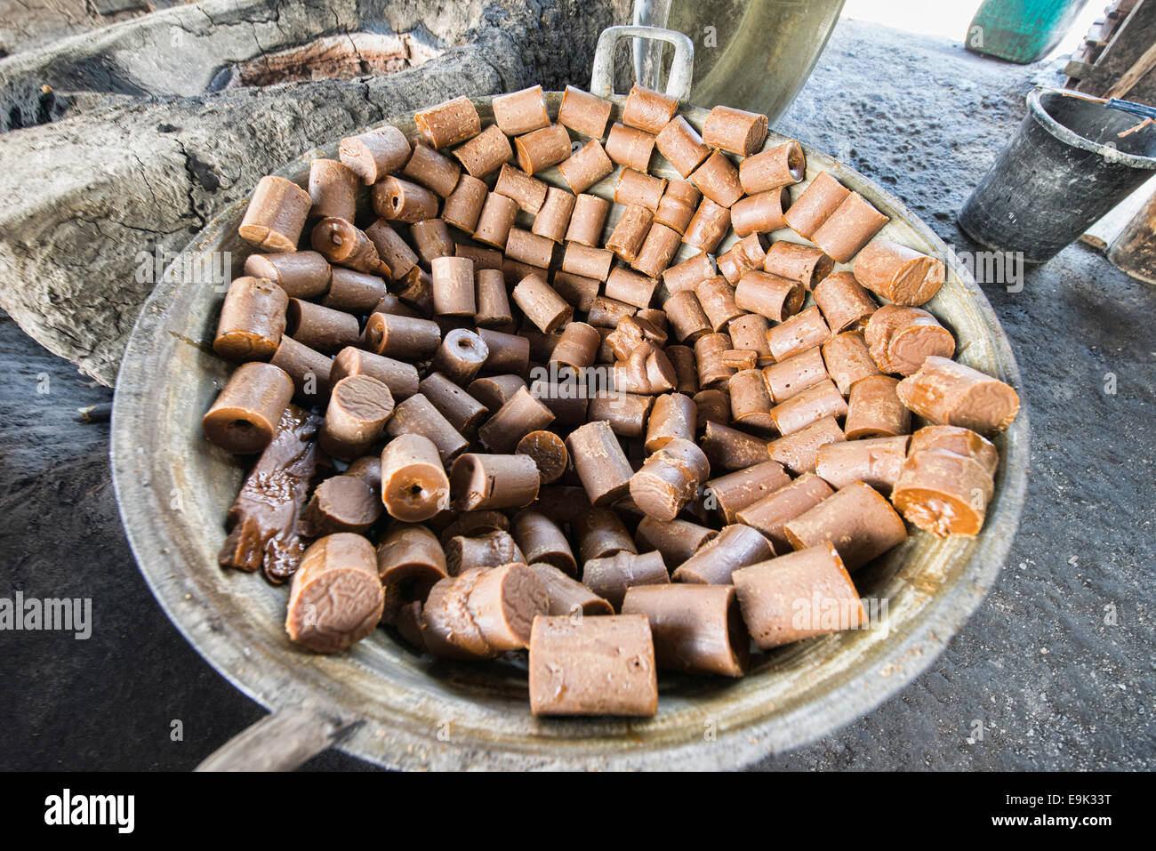 palm sugar factory in rural Banyuwangi, East Java, Indonesia Stock ...