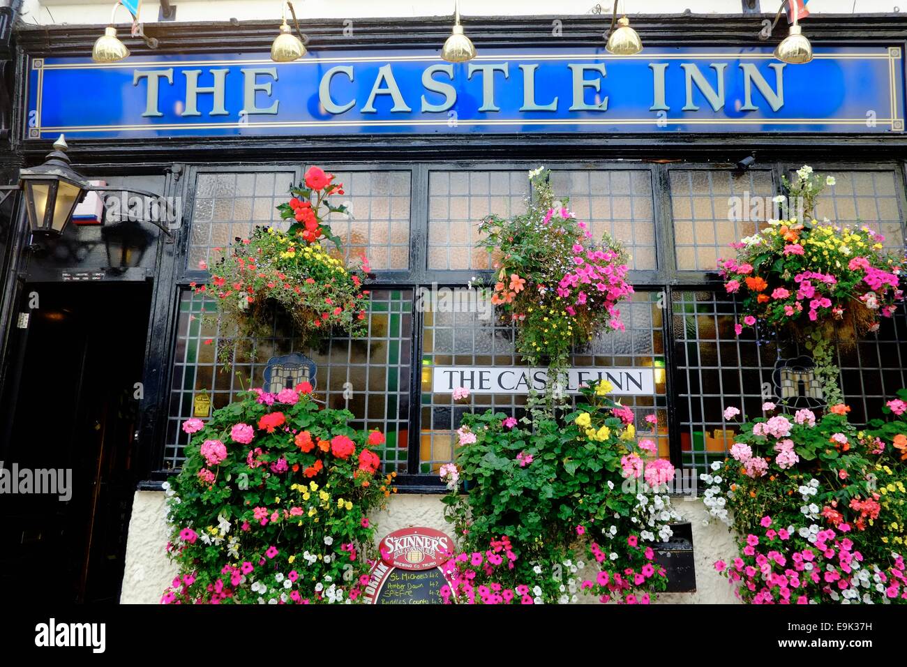 The castle inn pub st ives Cornwall England uk Stock Photo - Alamy