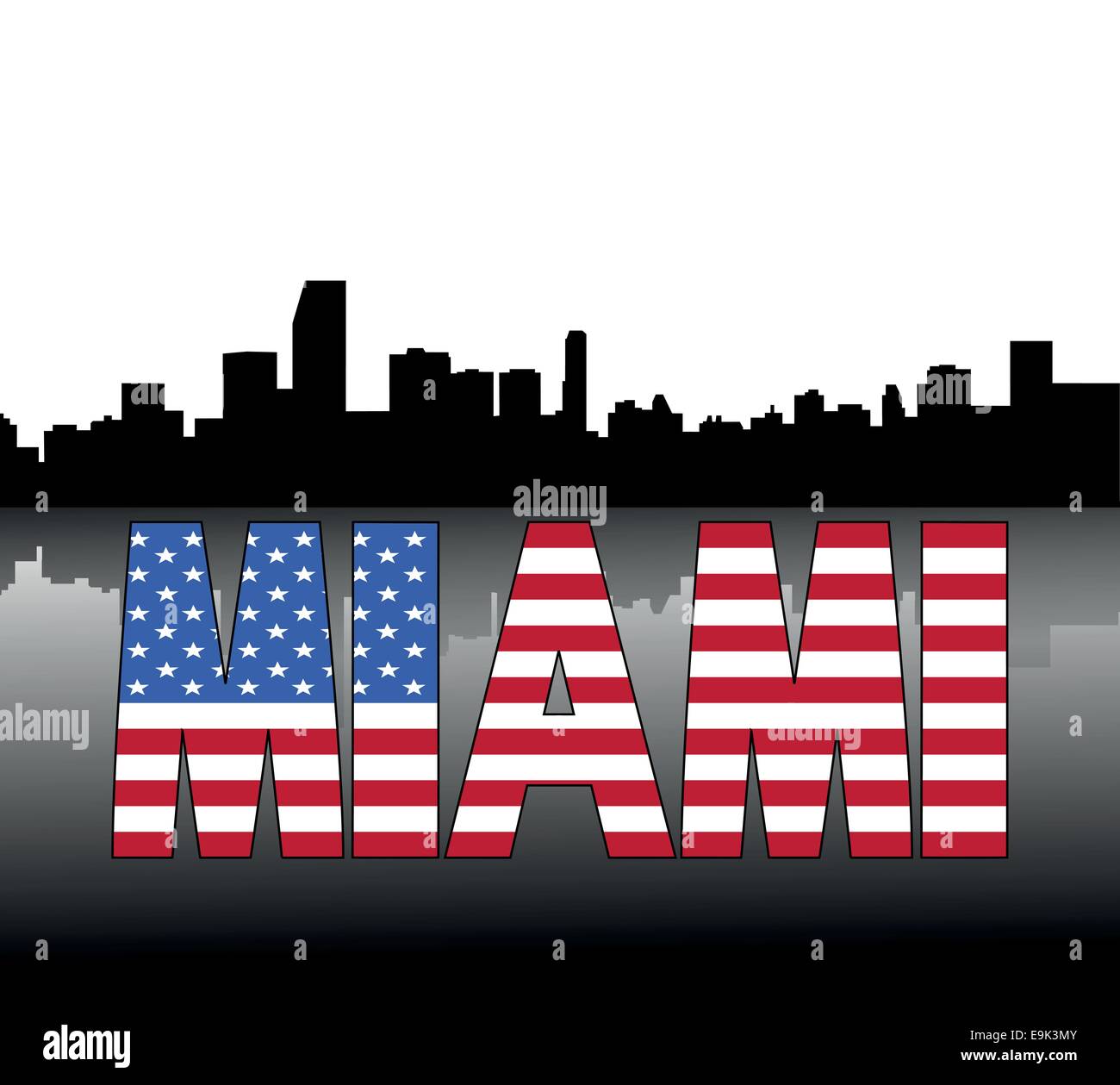 Miami flag hi-res stock photography and images - Alamy