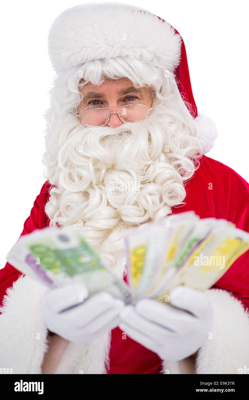 Santa claus money hi-res stock photography and images - Alamy