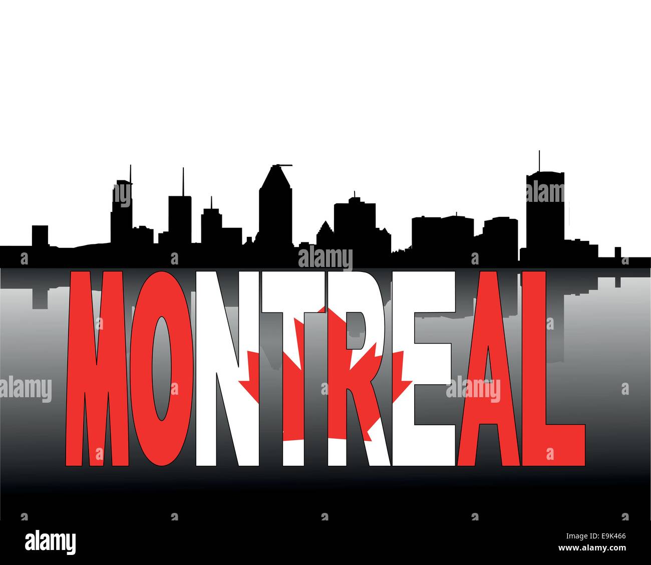 Montreal flag Stock Vector Images - Alamy