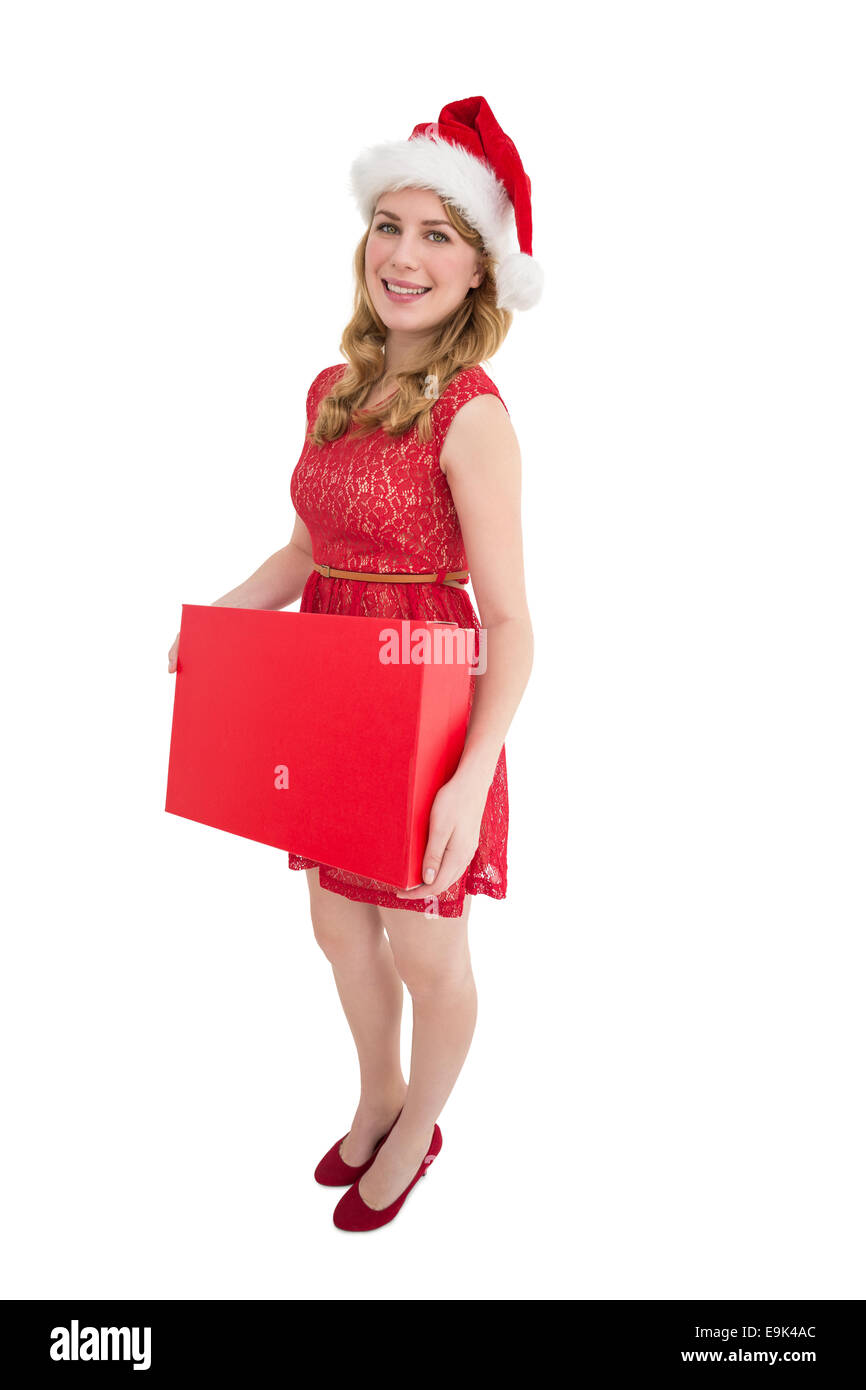 Happy santa dressed in Cut Out Stock Images & Pictures - Alamy