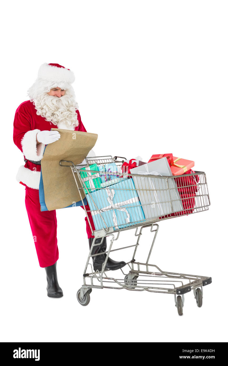 Santa claus delivering gifts hi-res stock photography and images - Alamy