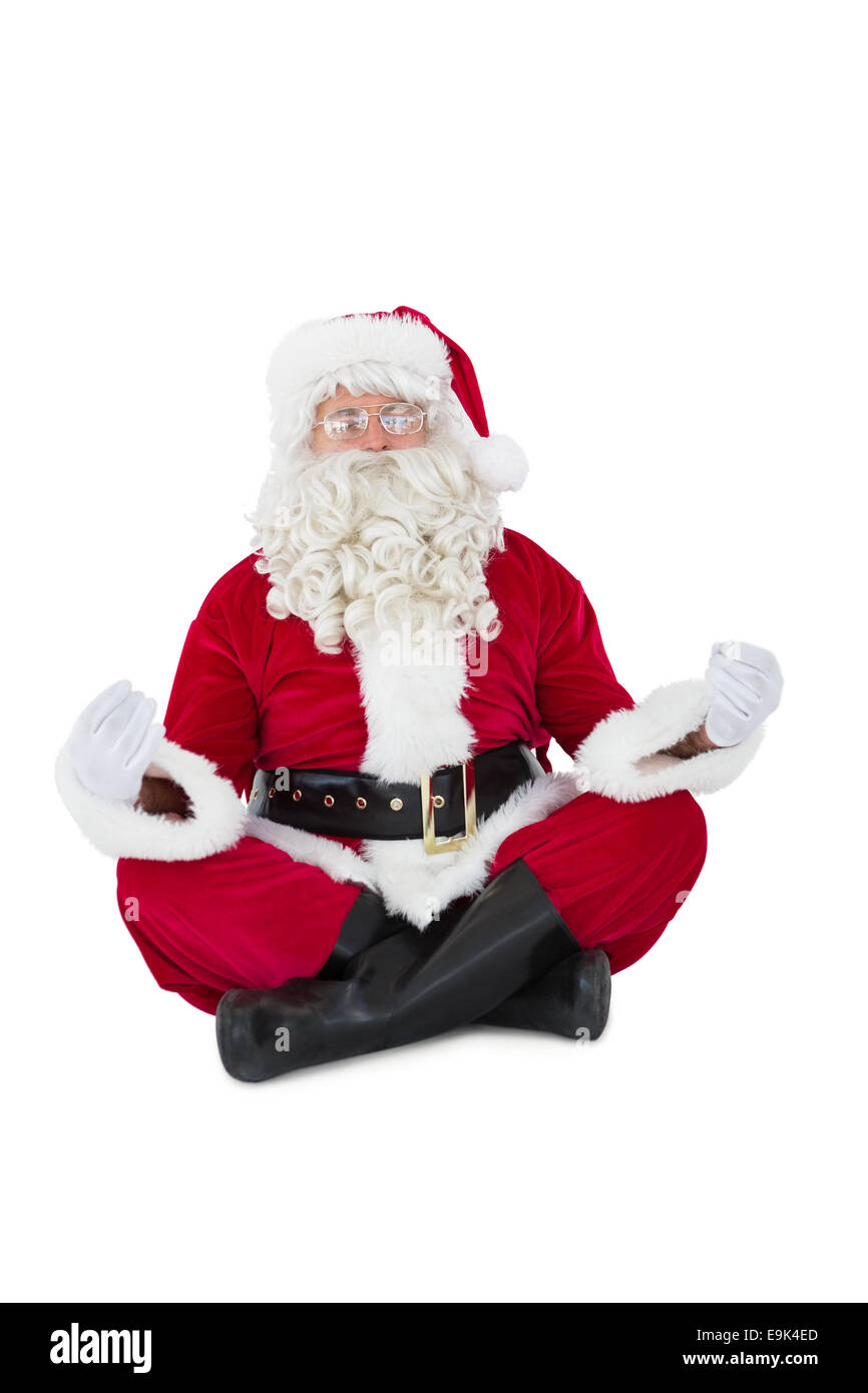 Santa yoga Cut Out Stock Images & Pictures - Alamy