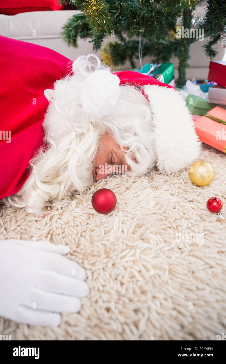 Exhausted santa claus hi-res stock photography and images - Alamy
