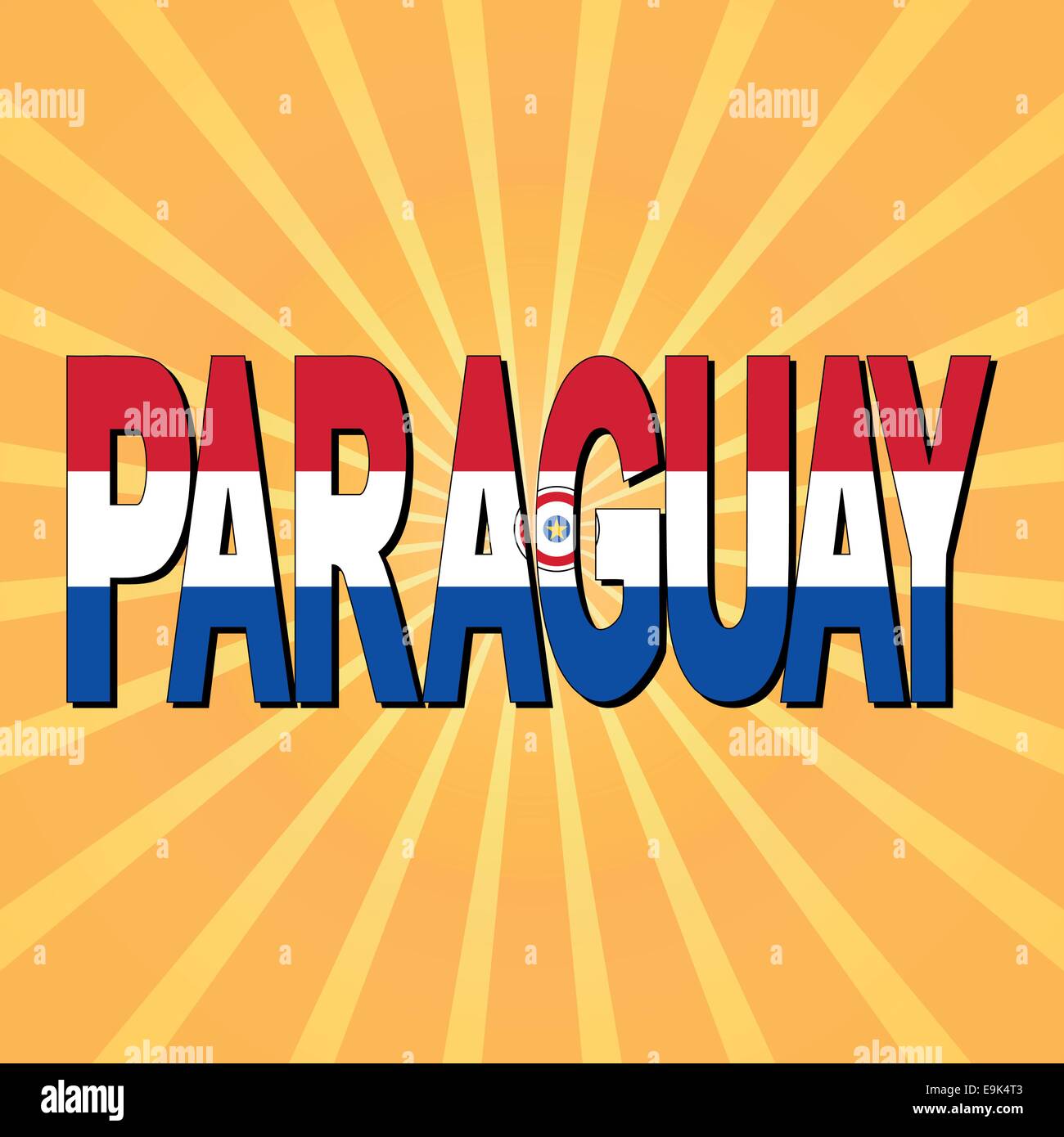 Paraguay flag Stock Vector Images - Alamy