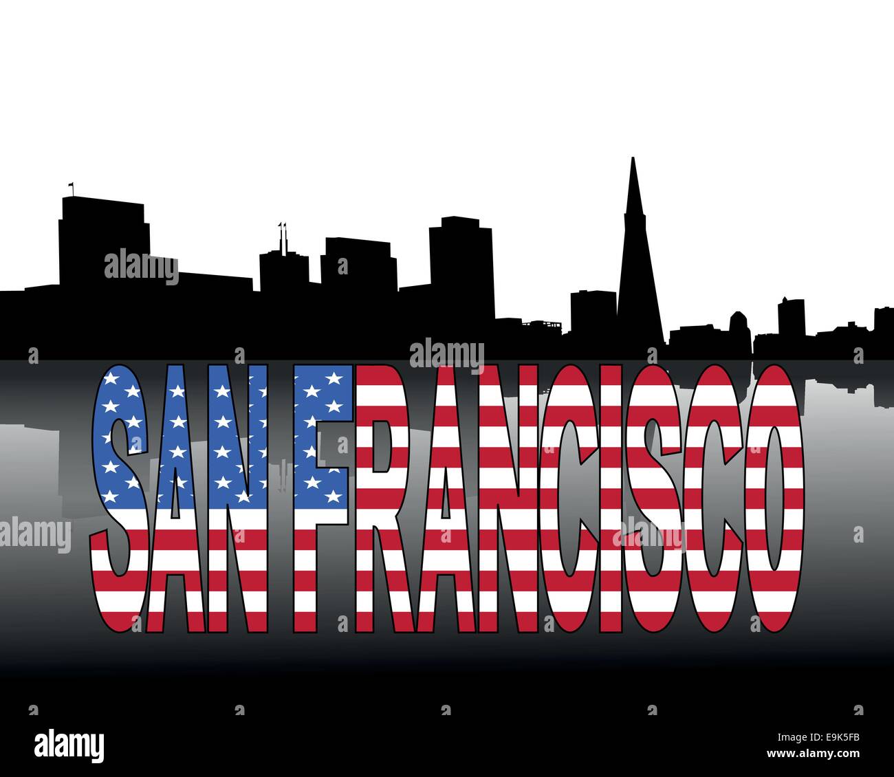 San francisco city flag Stock Vector Images - Alamy