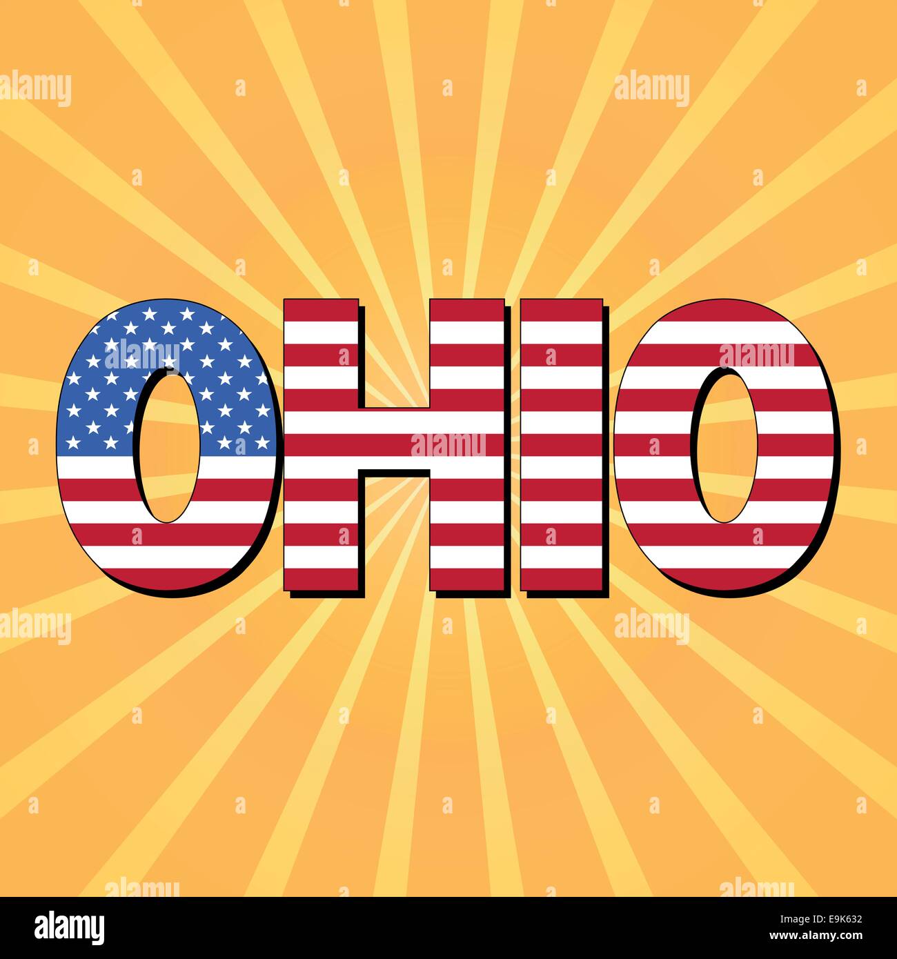 Ohio sun Stock Vector Images - Alamy