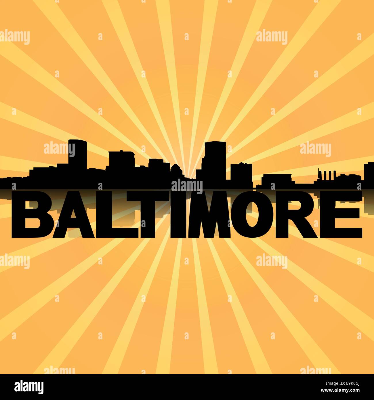 Baltimore sun Stock Vector Images - Alamy
