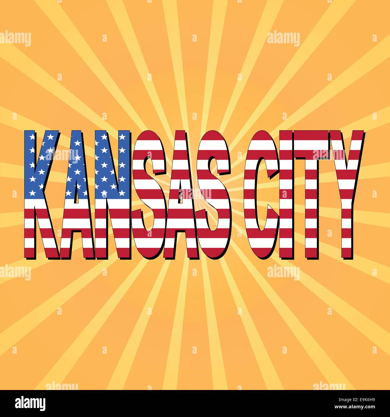 Kansas city flag Stock Vector Images - Alamy