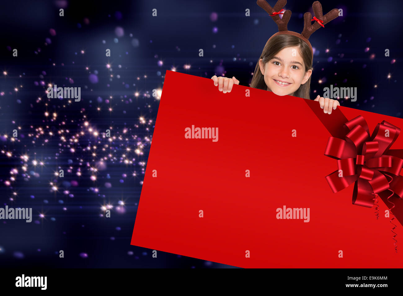 Red ribbon girl hi-res stock photography and images - Alamy