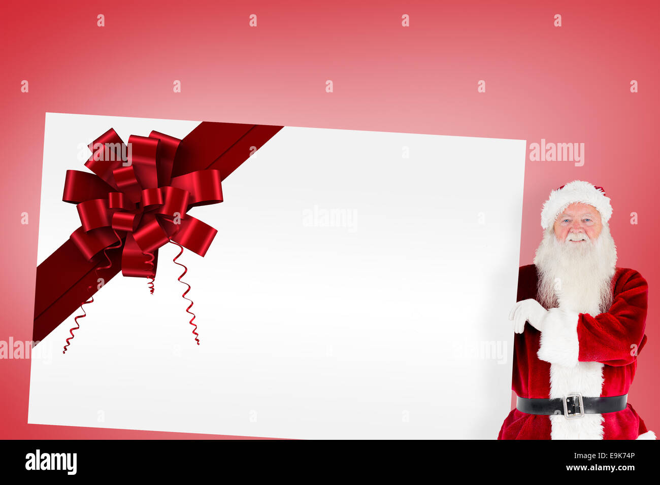 Ribbon with santa claus hi-res stock photography and images - Alamy