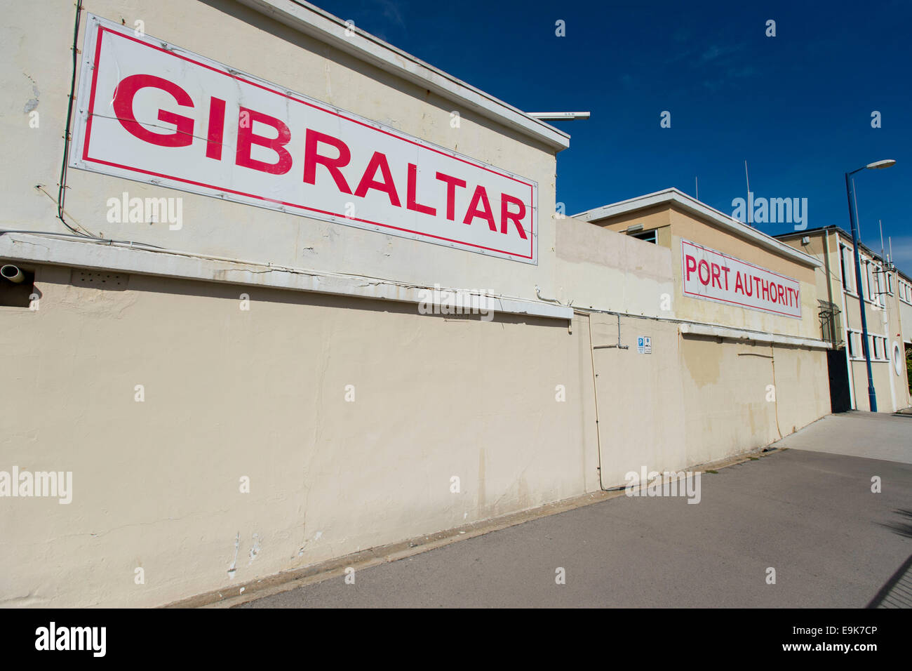 Port of Gibraltar port authority in Gibraltar Stock Photo - Alamy