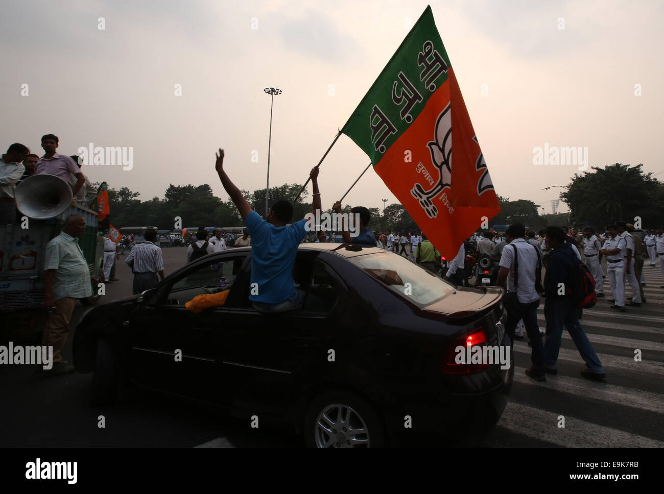 Bjp political rally hi-res stock photography and images - Alamy