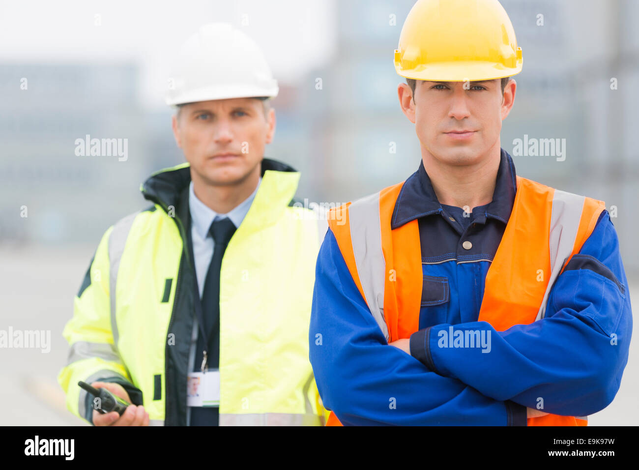Portrait confident employee in hi-res stock photography and images - Alamy