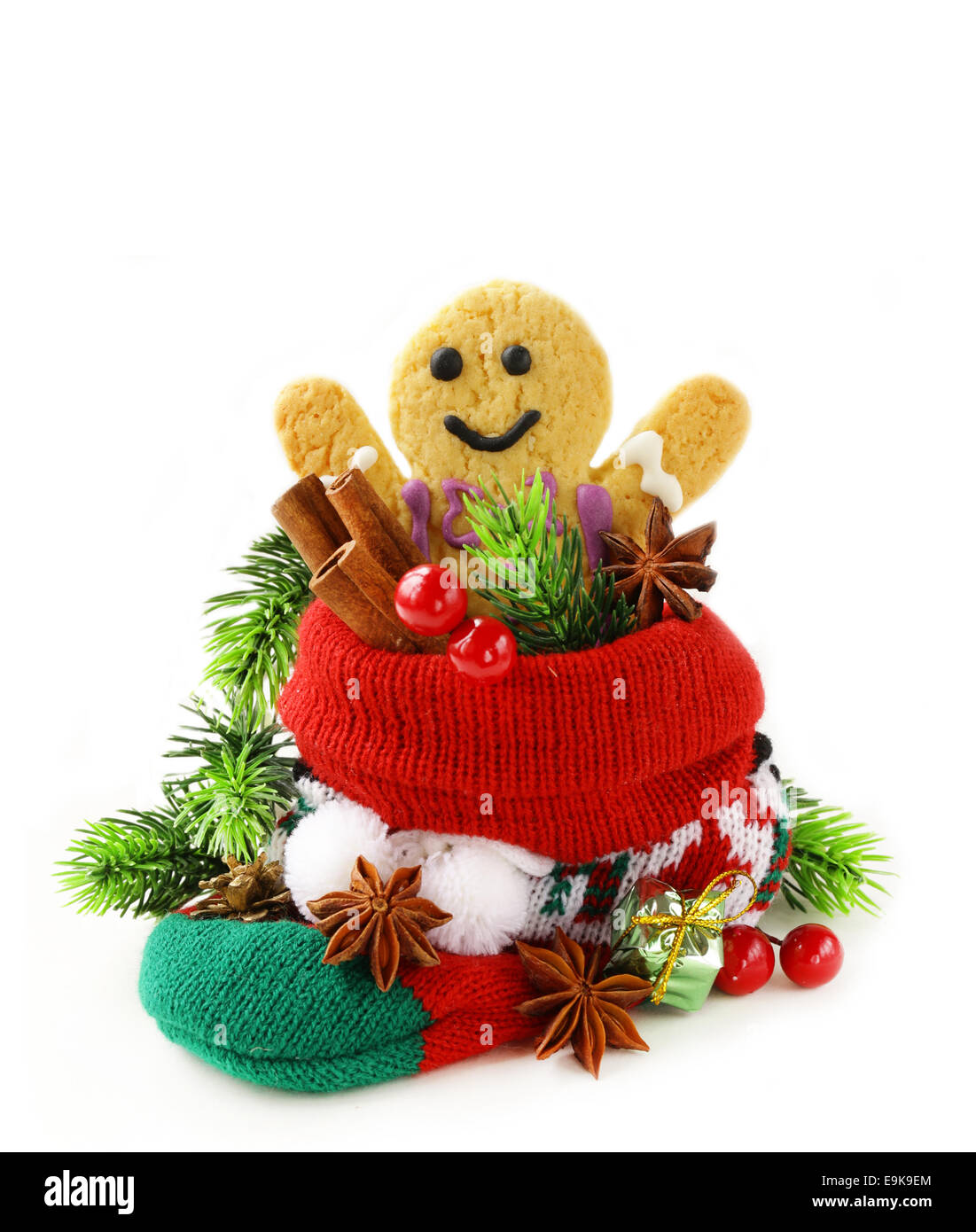 Gingerbread socks hi-res stock photography and images - Alamy