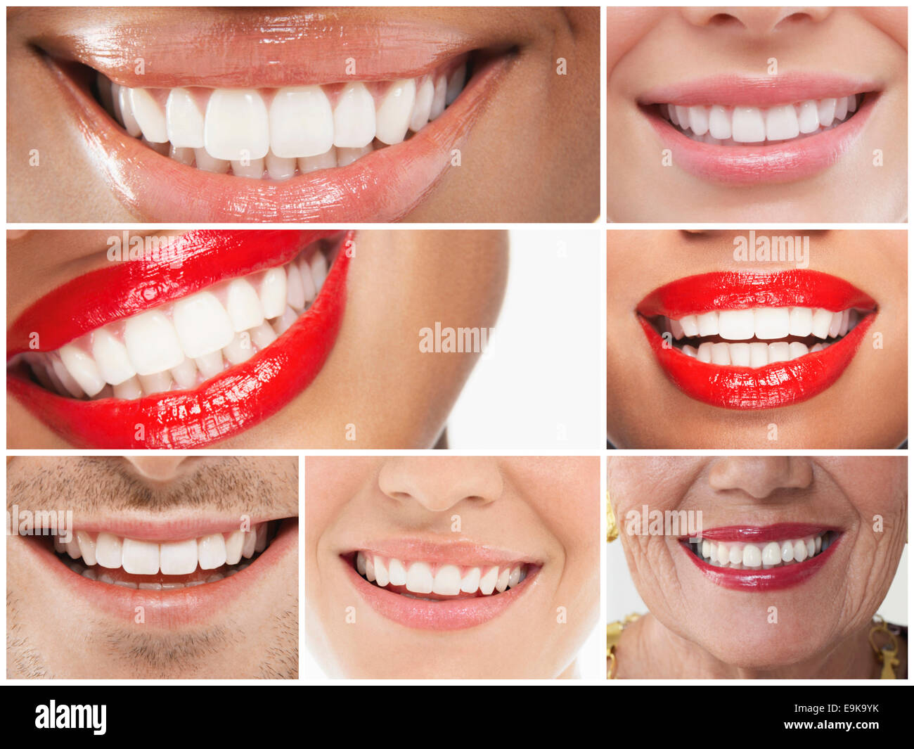 Ethnicity collage face hi-res stock photography and images - Alamy