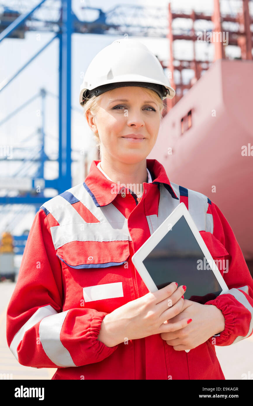 Female engineer looking at camera hi-res stock photography and images ...