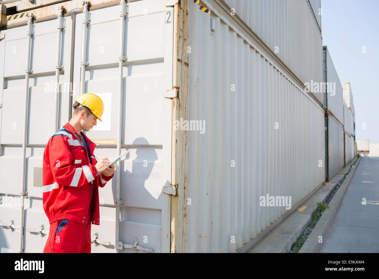 Cargo container inspection hi-res stock photography and images - Alamy