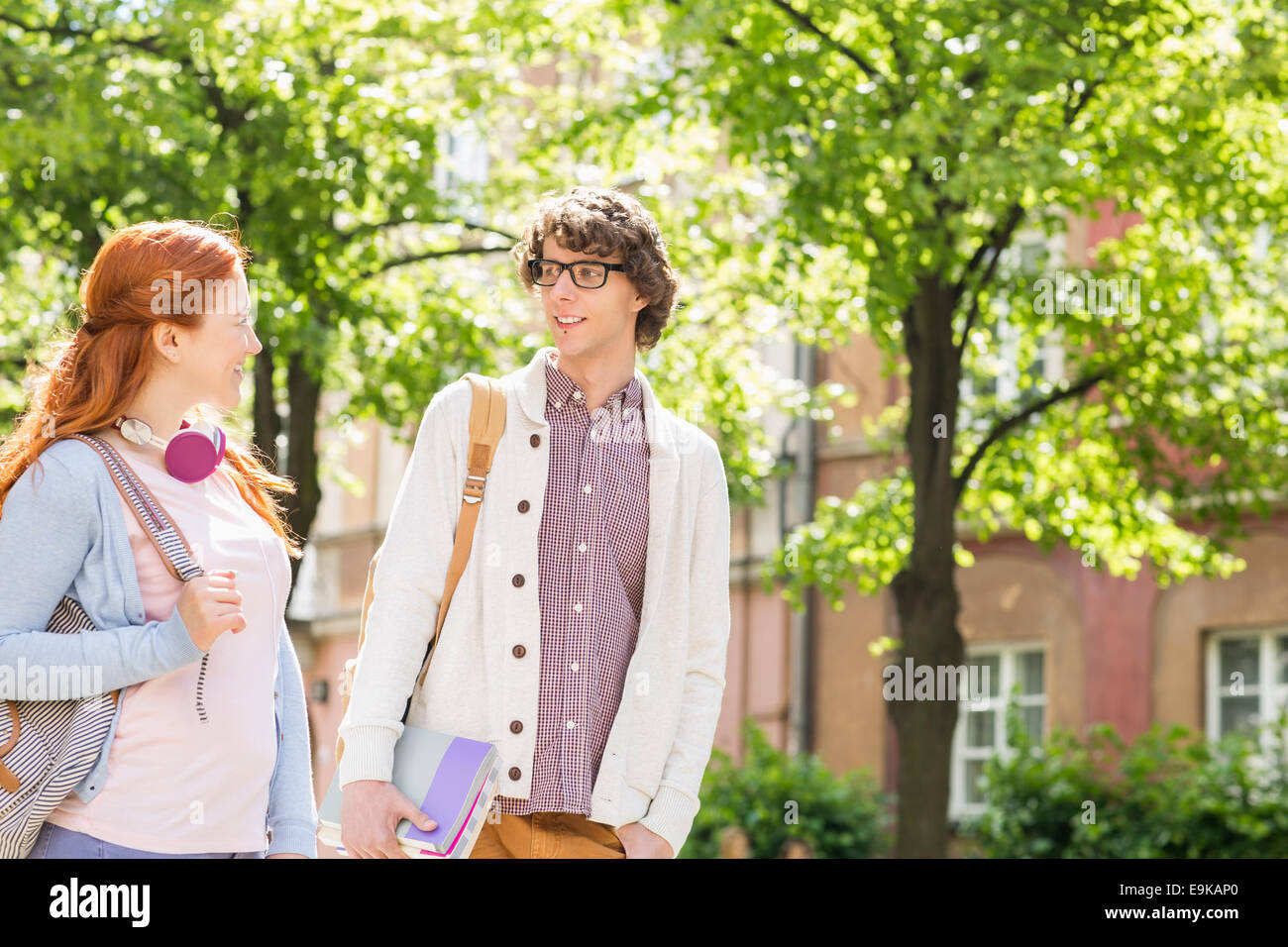 Two male college students talking hi-res stock photography and images ...
