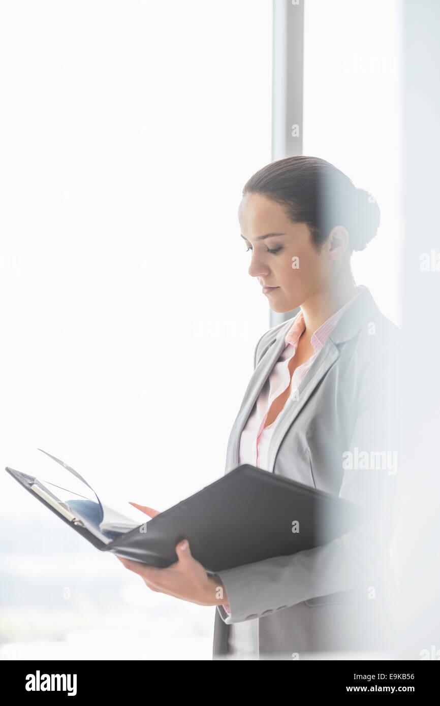 Person office reading folder hi-res stock photography and images - Alamy