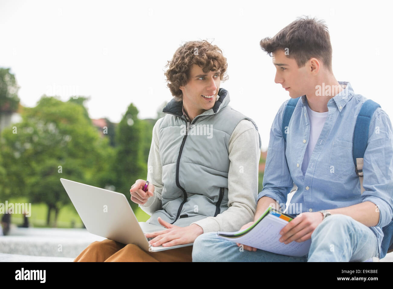 Laptop studying hi-res stock photography and images - Alamy
