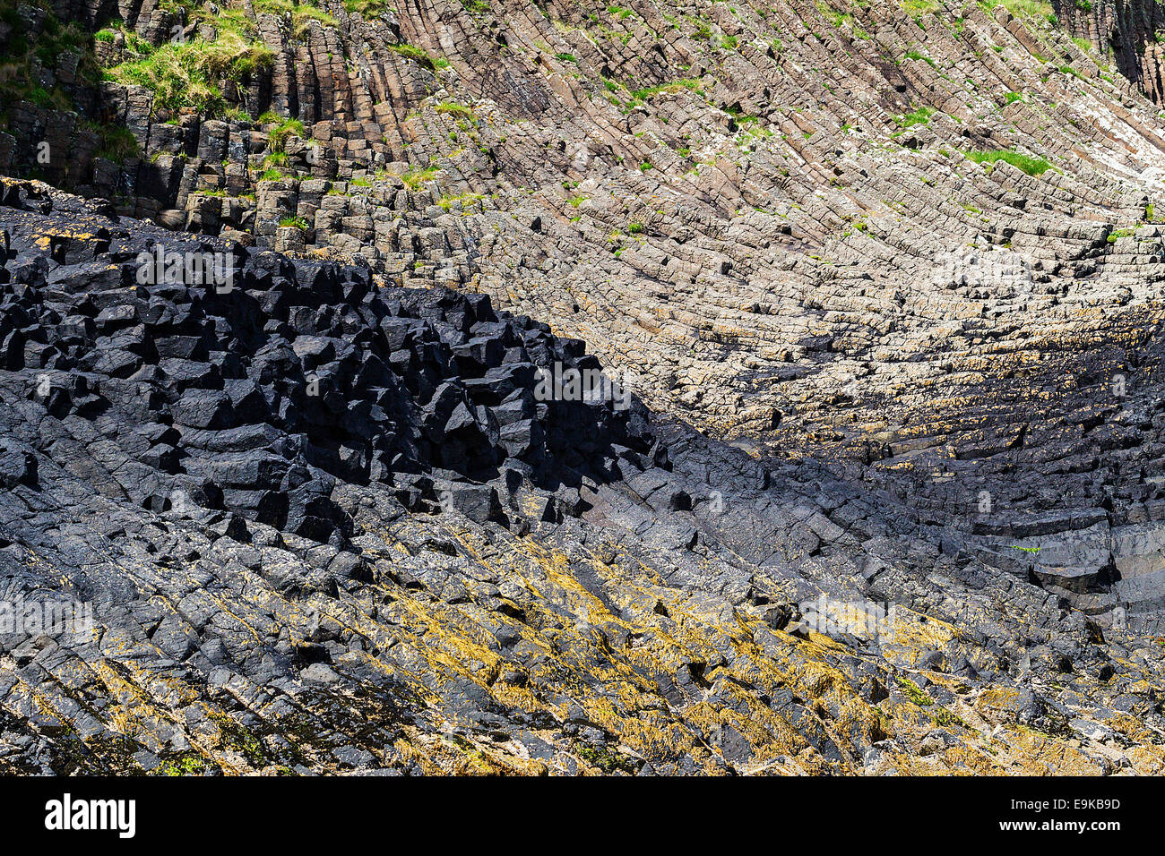 Basalt formation on island scotland hi-res stock photography and images ...