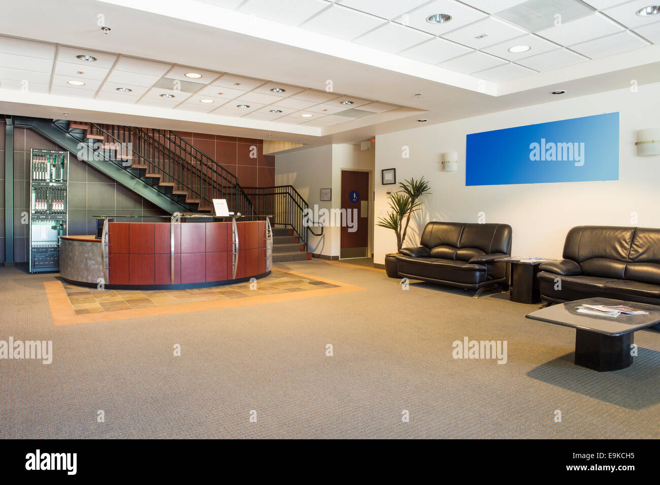 Spacious office lobby Stock Photo - Alamy