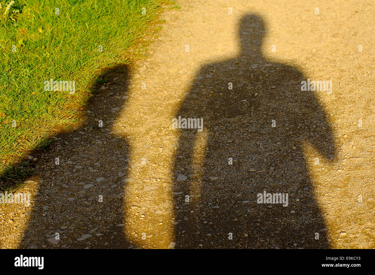 Shadow of two people Stock Photo - Alamy