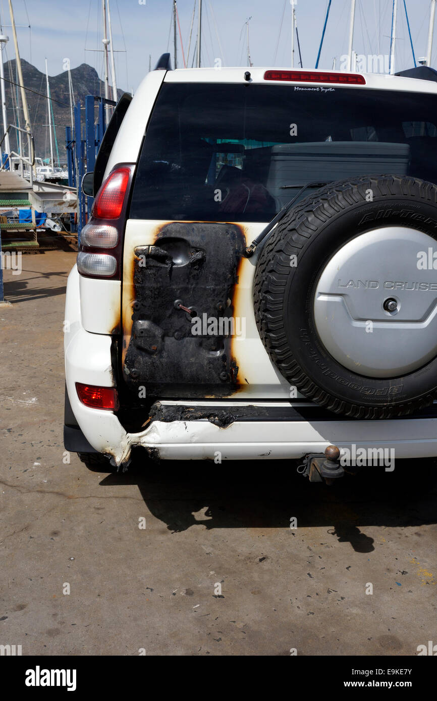 Rear end damage hi-res stock photography and images - Alamy